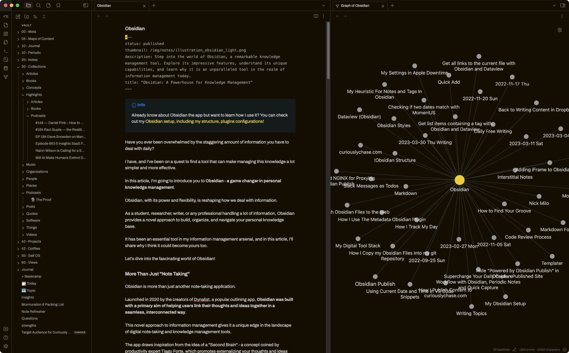 Obsidian A Powerhouse For Knowledge Management